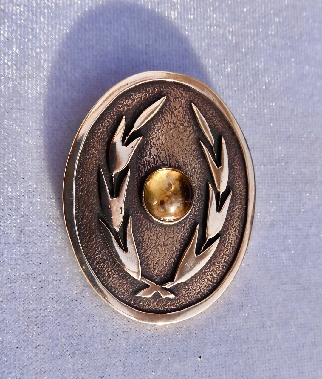 SCA Laurel Peerage Medallion in Bronze With Citrine - Etsy