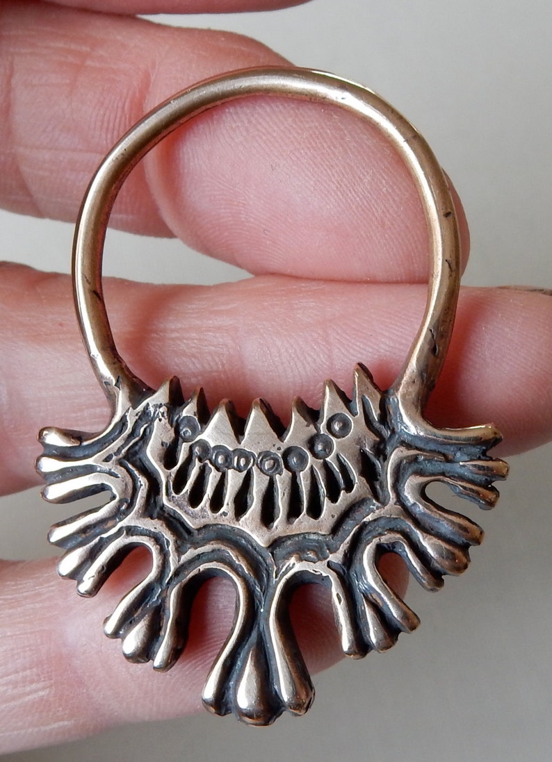 Bronze Temple Ring 2 - Etsy