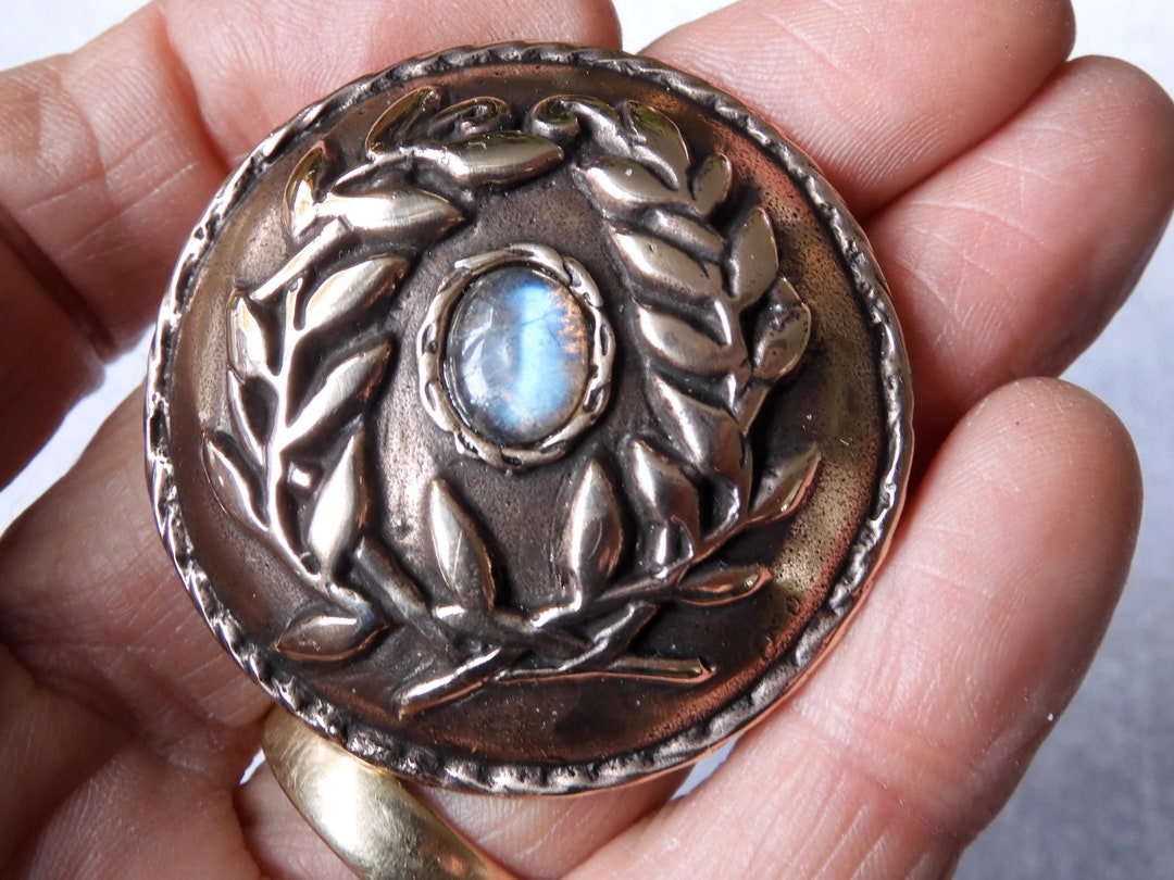 SCA Laurel Peerage Medallion in Bronze With Labradorite - Etsy