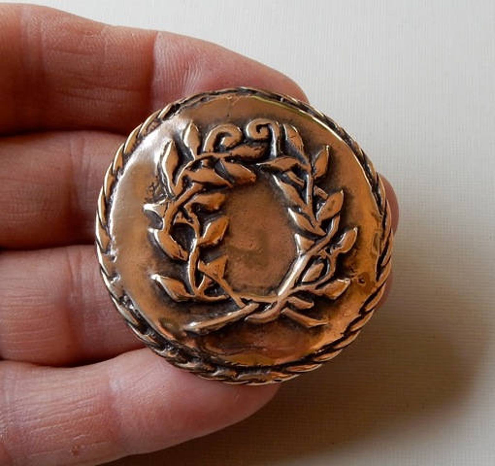 SCA Laurel Medallion in Bronze - Etsy