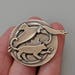 Inca Trinity Pendant or Brooch in Bronze - Etsy