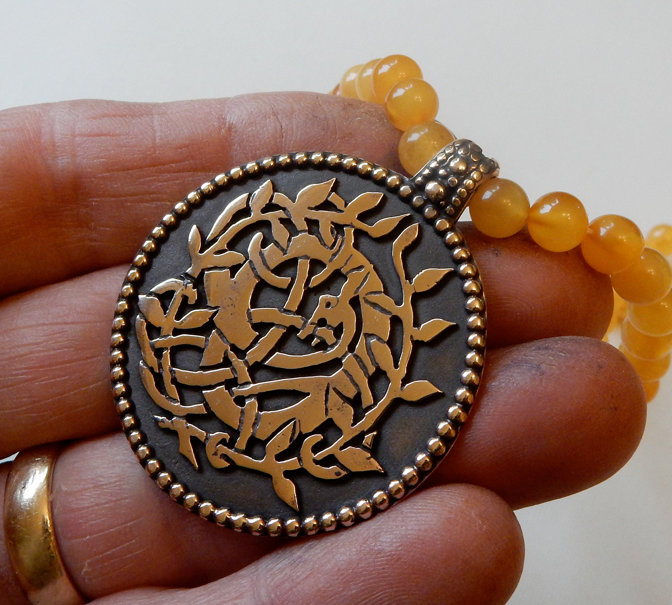 Viking Laurel Medallion in Bronze or Silver - Etsy Canada