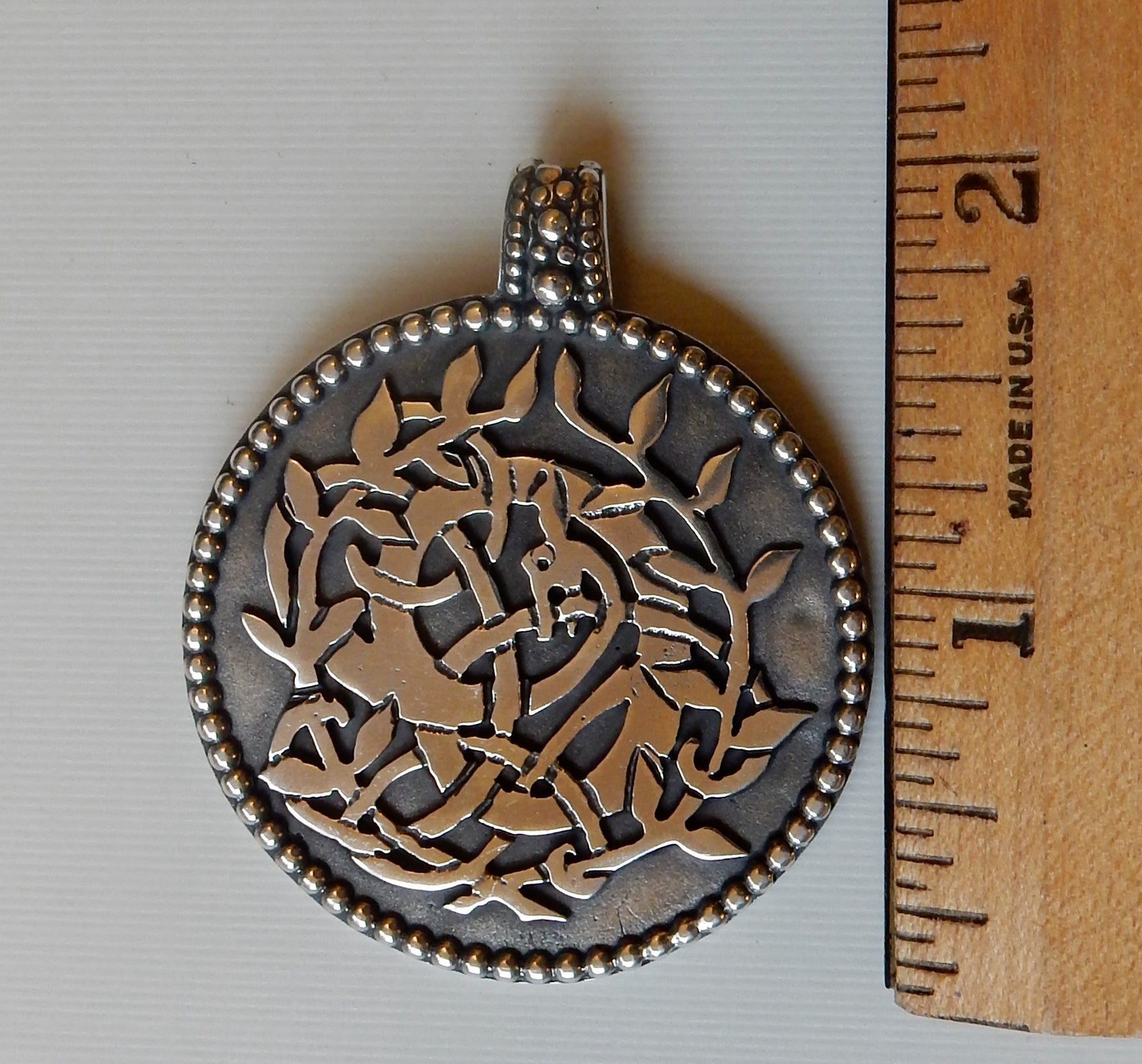 Viking Laurel Medallion in Bronze or Silver | Etsy Canada