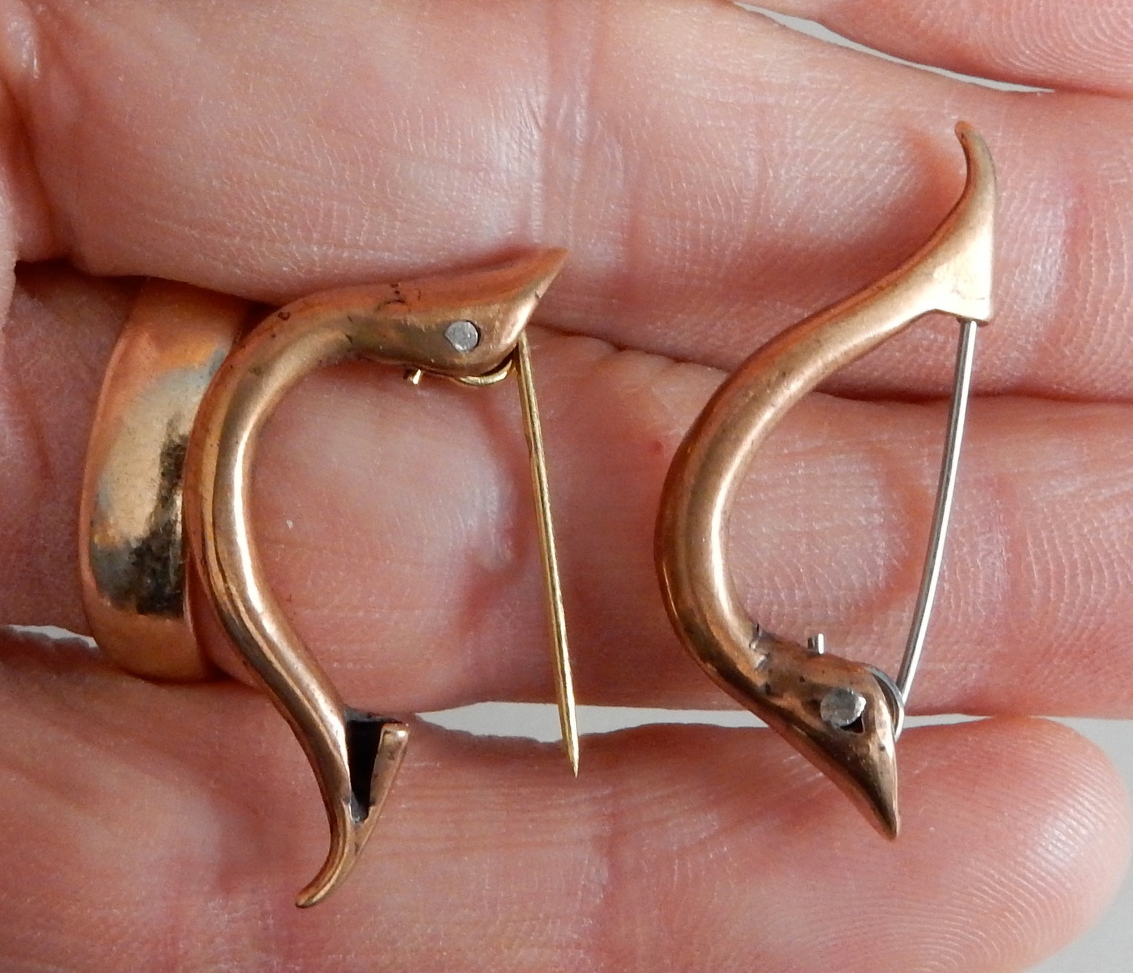 Roman Bow Fibula in Bronze - Etsy