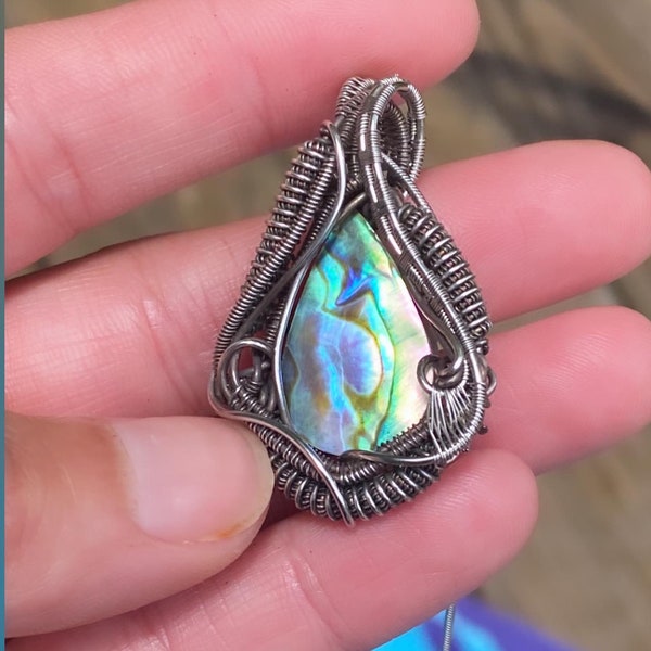 Abalone Necklace - Etsy
