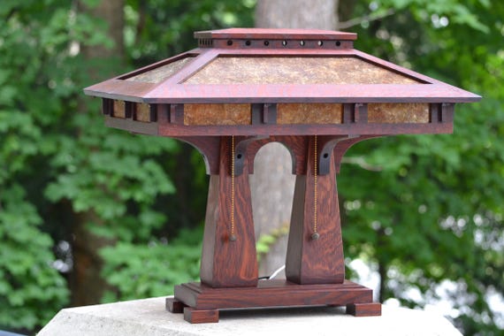 Prairie Craftsman Lamp Plans