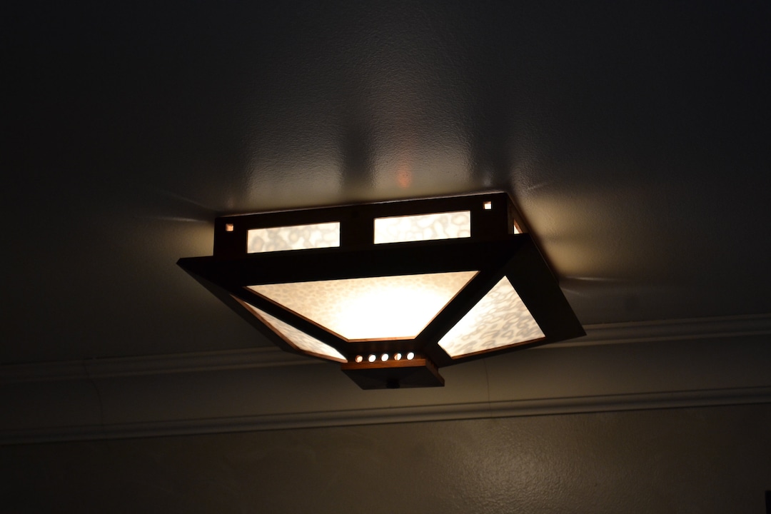 Prairie Craftsman Ceiling Fixture - Etsy