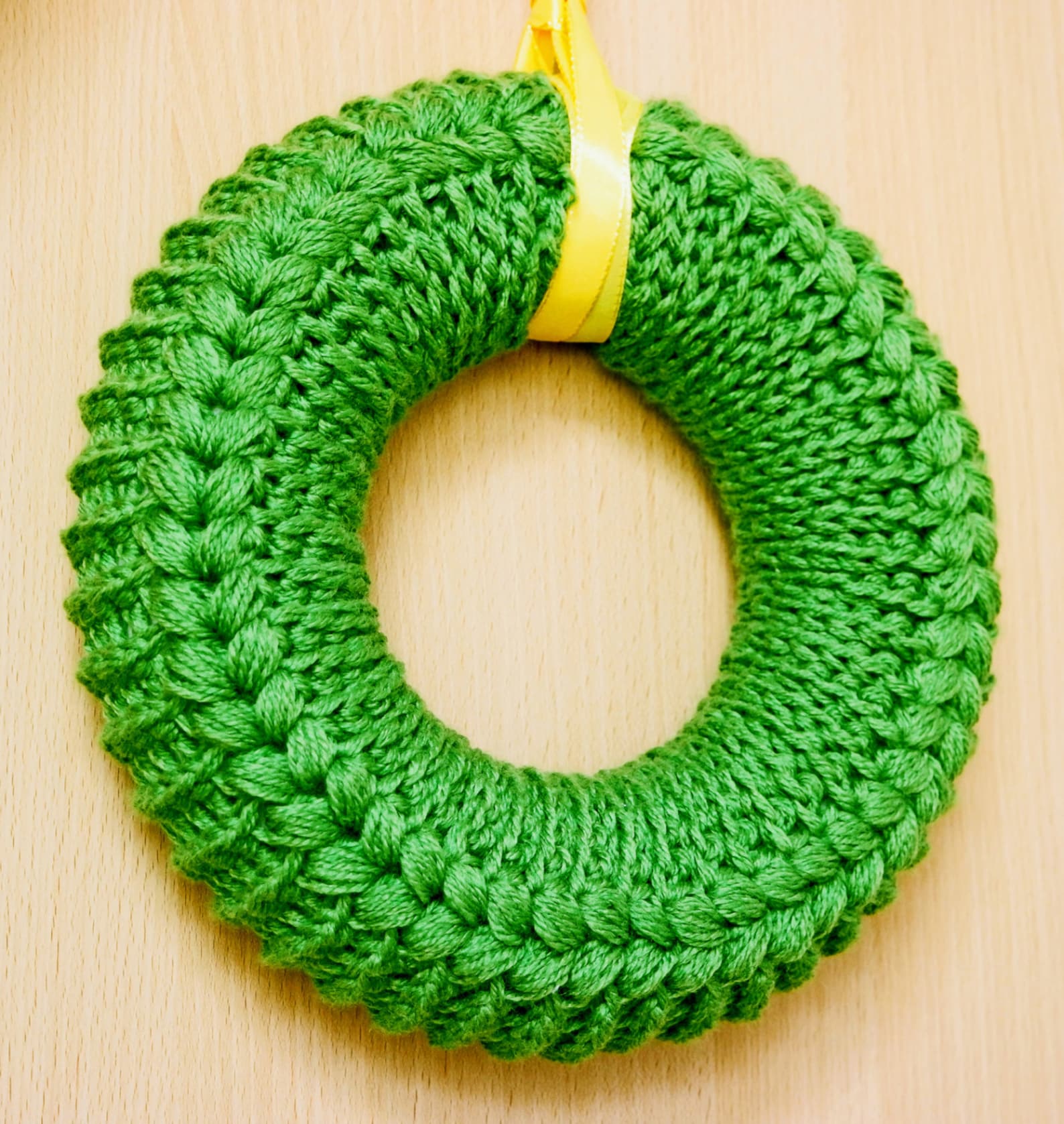 English+german Crochet Pattern. Crochet Door Wreath Pattern With a ...