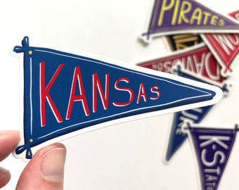Kansas Jayhawks 4 Premium Vinyl Decal Licensed NCAA - Etsy