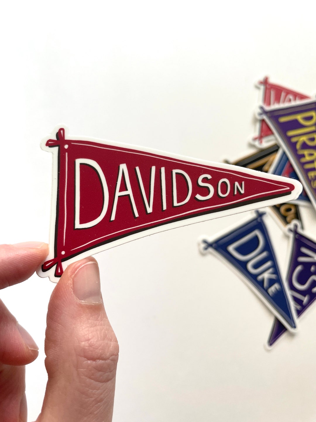 Davidson Pennant Sticker - Etsy
