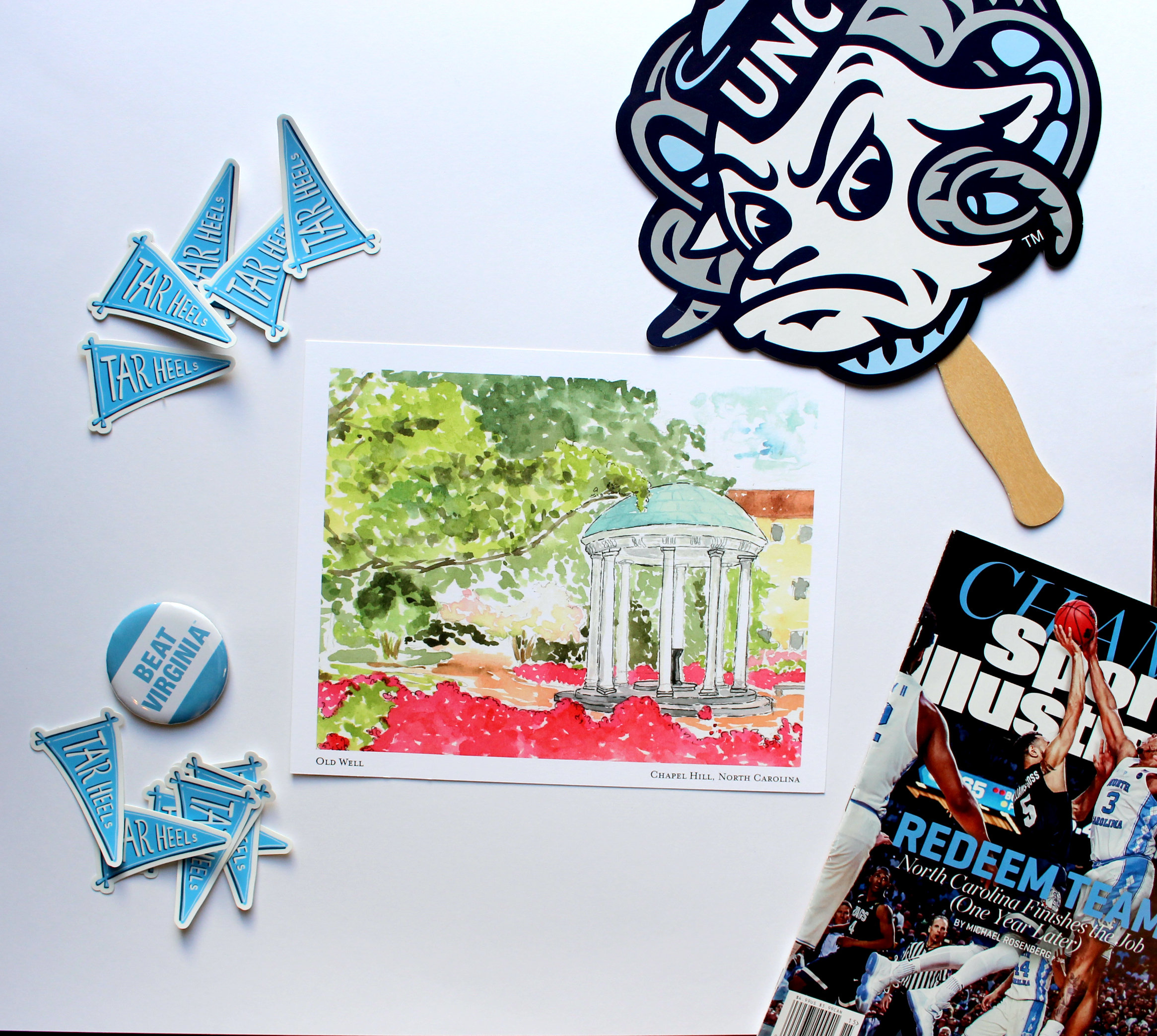 Old Well at Unc-chapel Hill | 8x10" Watercolor Print | Graduation Gift ...