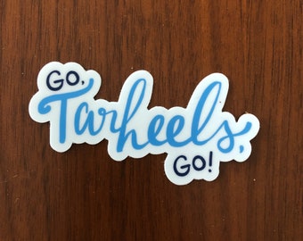 UNC Tar Heels 4-inch Proud Dad Die Cut Decal - Etsy