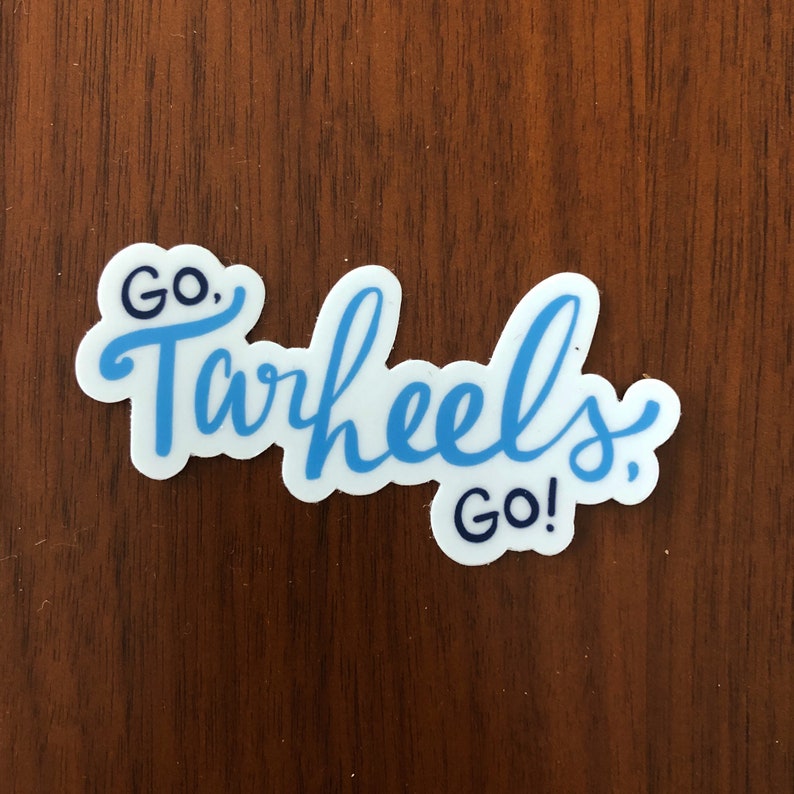 UNC Tar Heels Sticker - Etsy