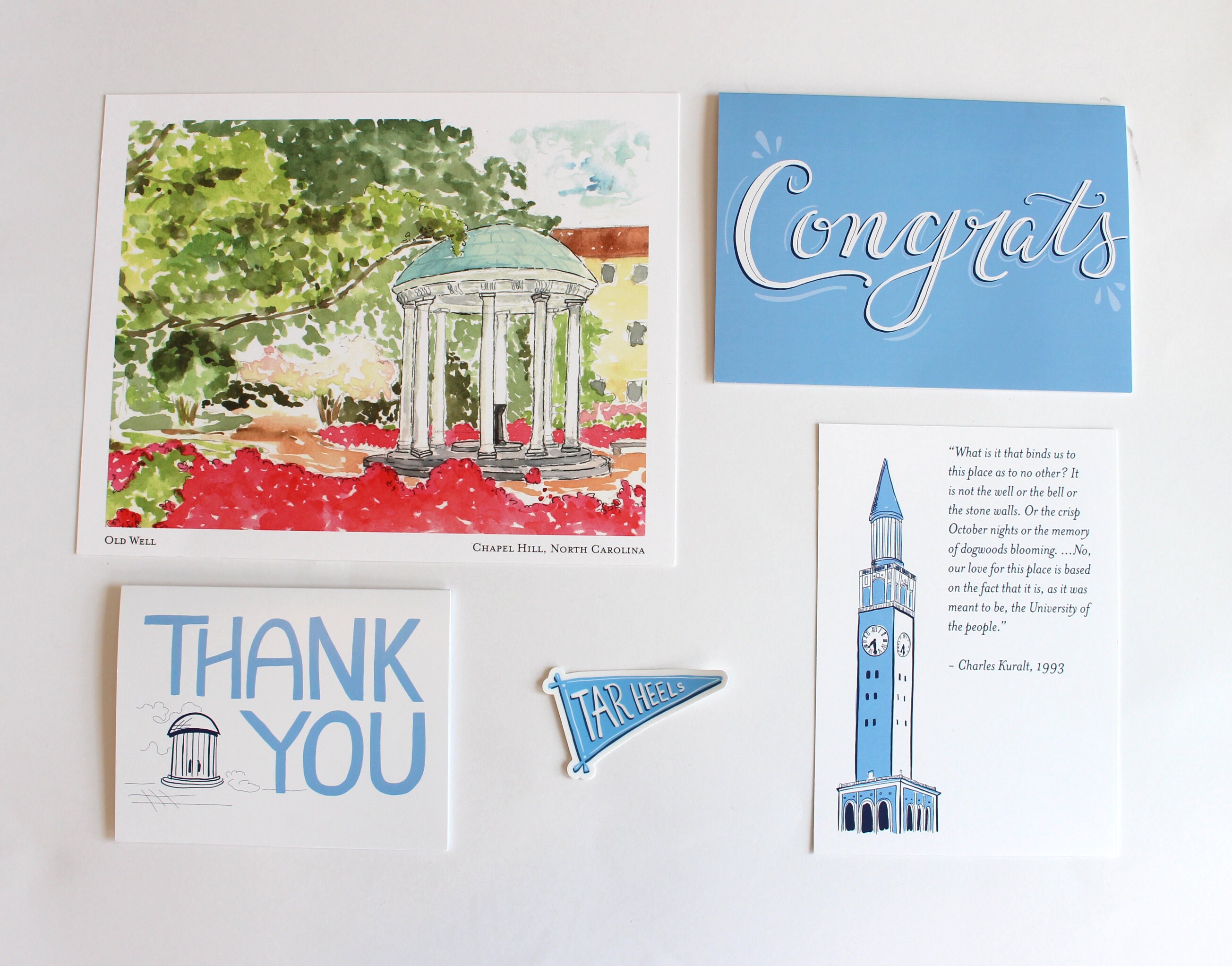 UNC Chapel Hill Graduation Gift Bundle All Items, Discounted as a Set ...