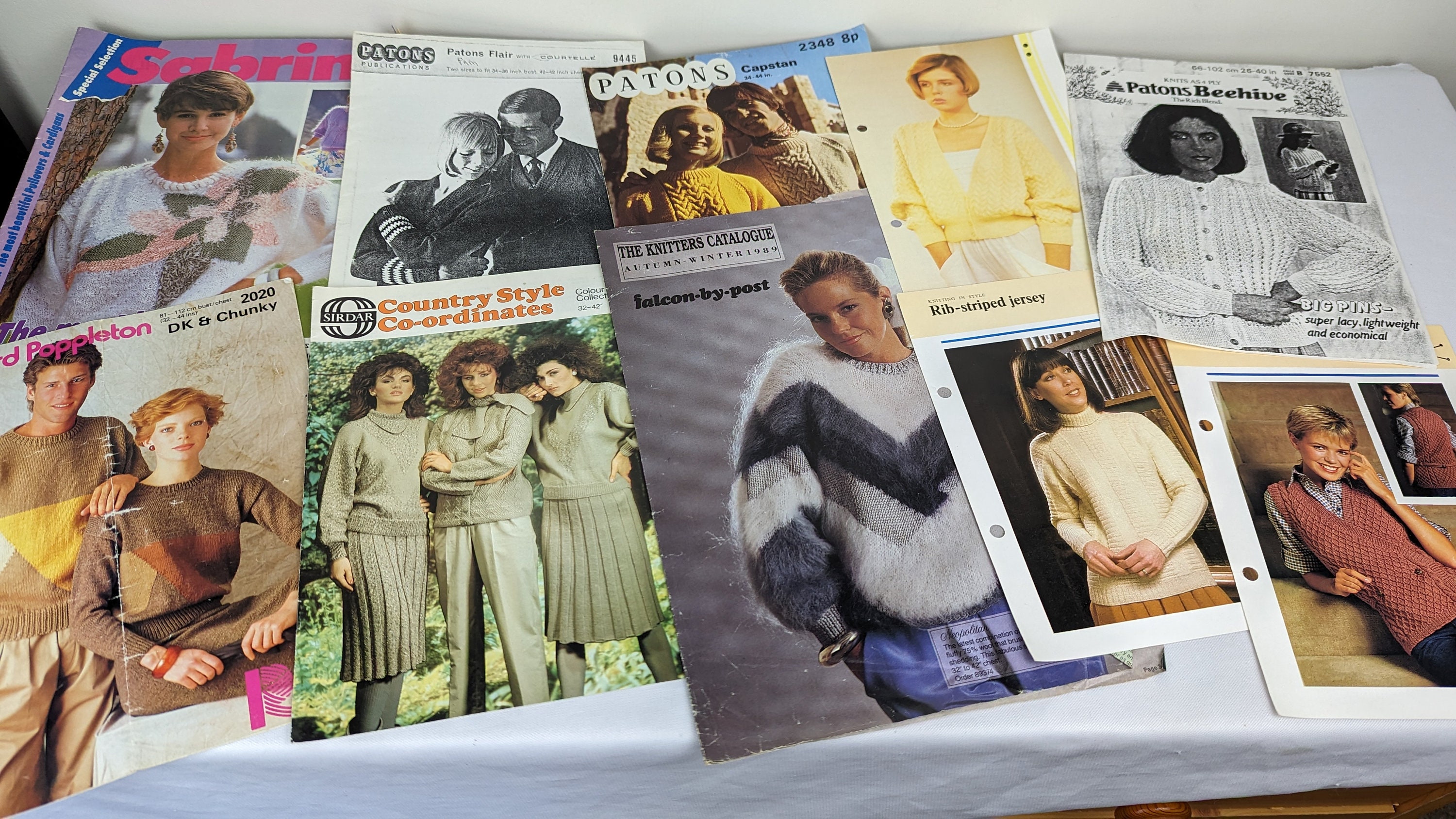Vintage Women's 1980s Knitting Patterns X25 - Etsy