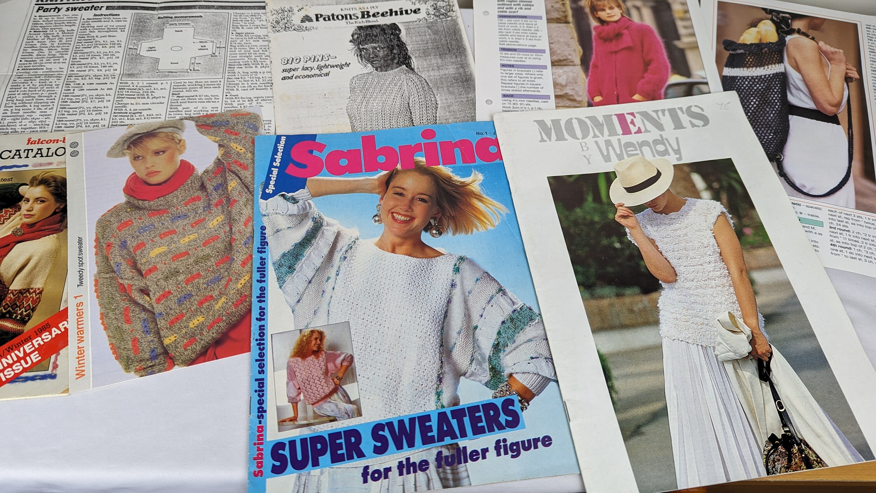 Vintage Women's 1980s Knitting Patterns X25 - Etsy