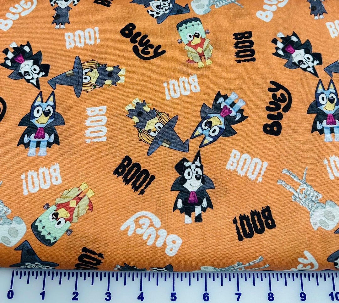 Springs Creative Character Halloween Boo Orange 80694-A62078 Cotton ...
