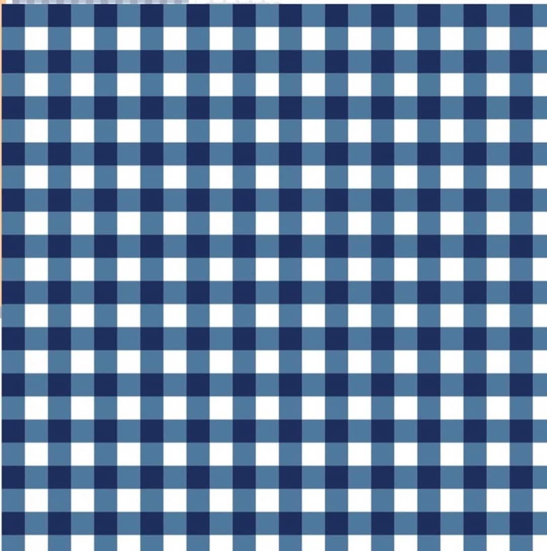 Riley Blake Simply Country Gingham Dark Blue C13413R-BLUE Cotton Fabric ...