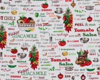 Salsa Fabric | Etsy