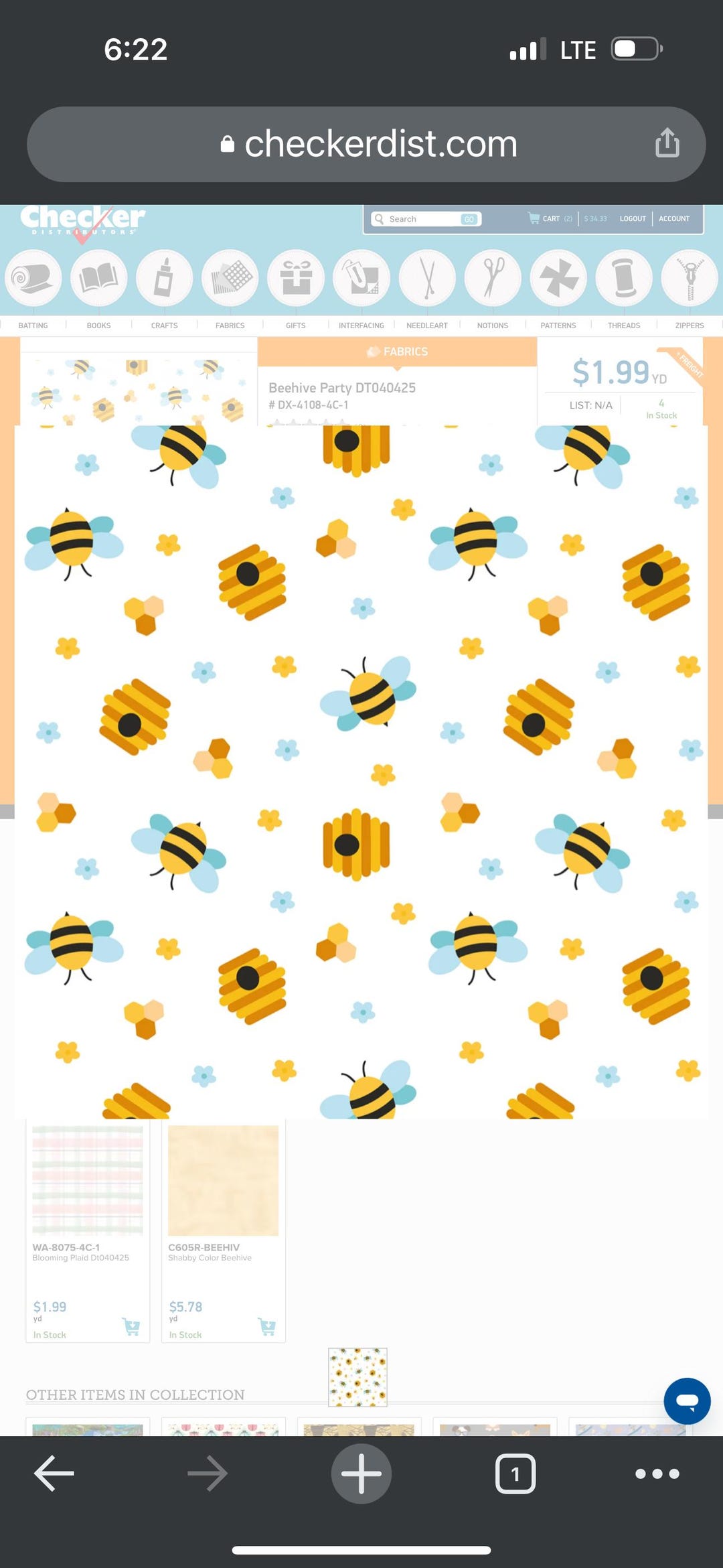 David Textiles Simple Bees Beehive Party DT040425 Cotton Fabric - Etsy