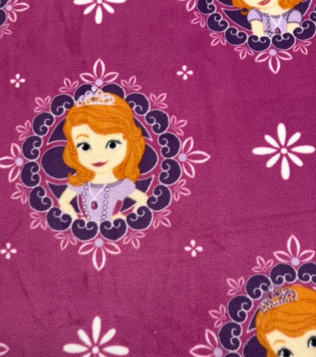 FLEECE Camelot Character Princess 85380002A-1 100% Polyester Fabric - Etsy