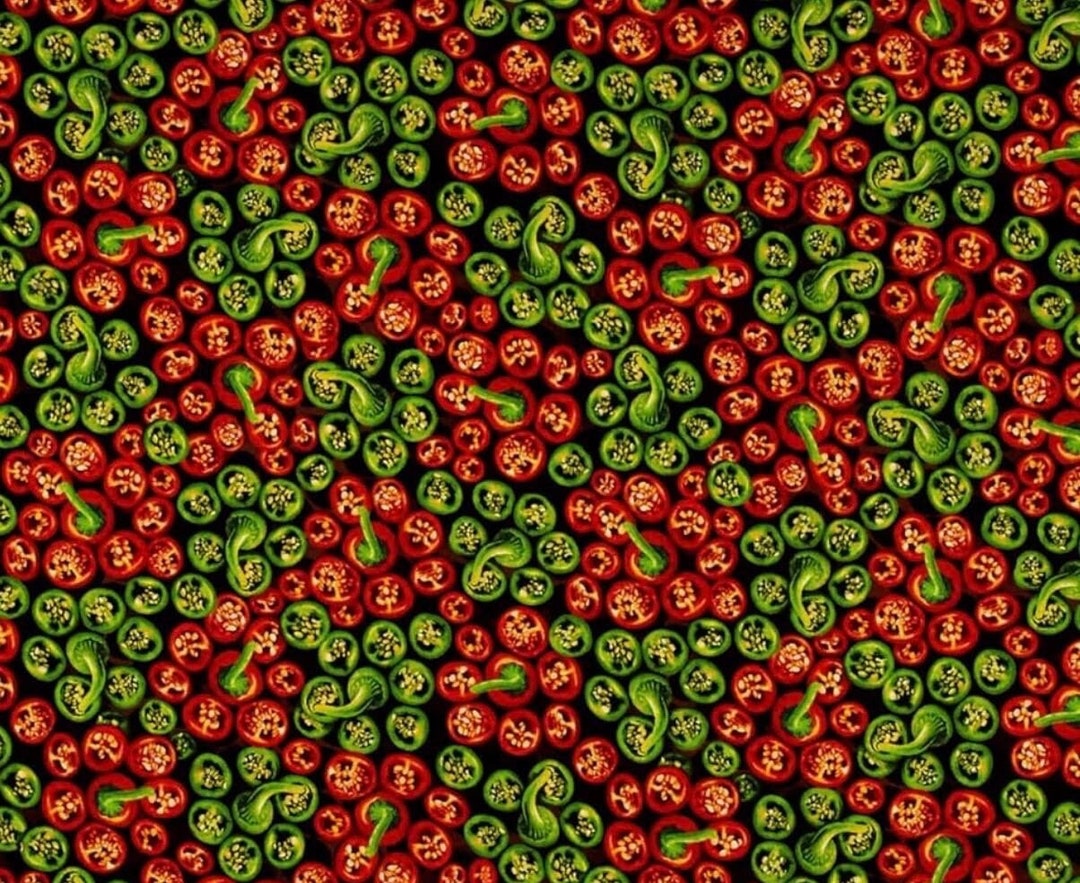 Paintbrush Studio Market Medley Sliced Peppers Multi PSF120-17701 ...