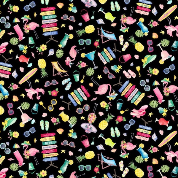 Beach Theme Fabric - Etsy