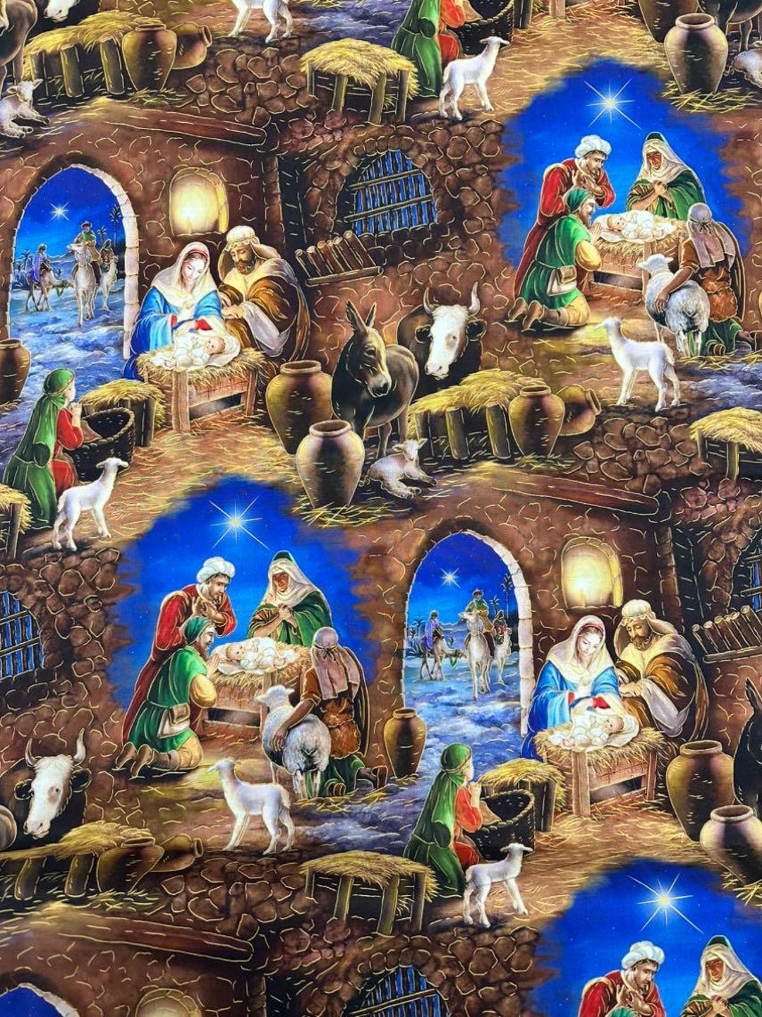 QT Nativity Vignettes Christmas Large Print Vivid Colors 3584-30411 ...