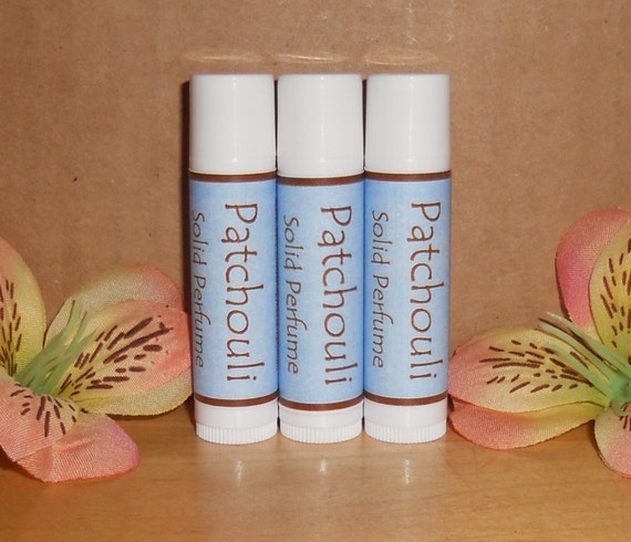 Items similar to Patchouli Solid Perfume Stick - Natural Perfume w/Patchouli Essential Oil ...