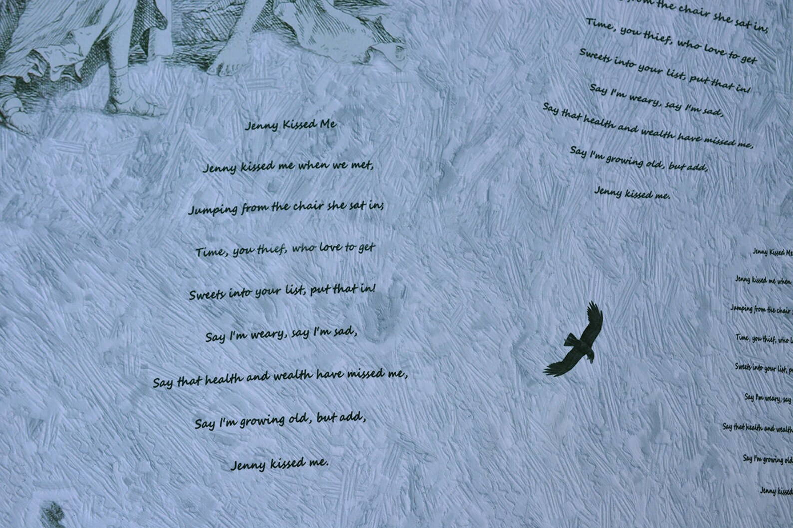 Poem Scarf Grey Textue Scarf Pure Silk Shawl Grey and Black Scarf ...