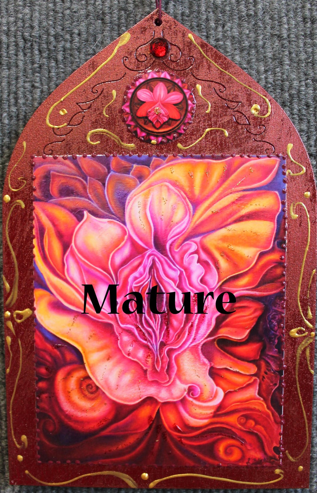 Yoni Orchid, Erotic Flower, Sacred Vagina Art, Sensual Yoni Flower, Feminine Flower, Sacred Yoni ...