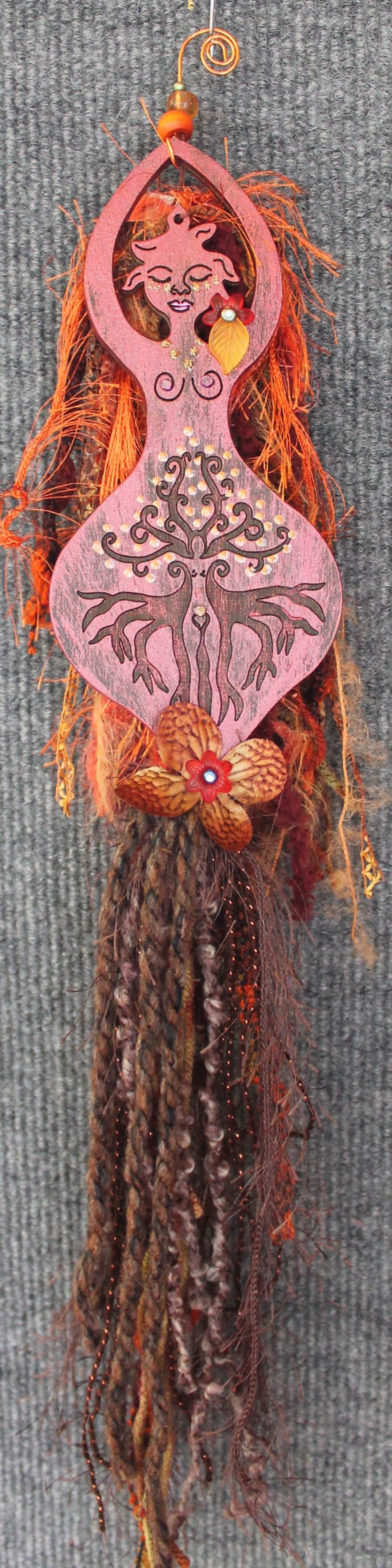 Goddess Ornament, Tree Goddess, Goddess Figurine, Goddess Statue, Pagan ...