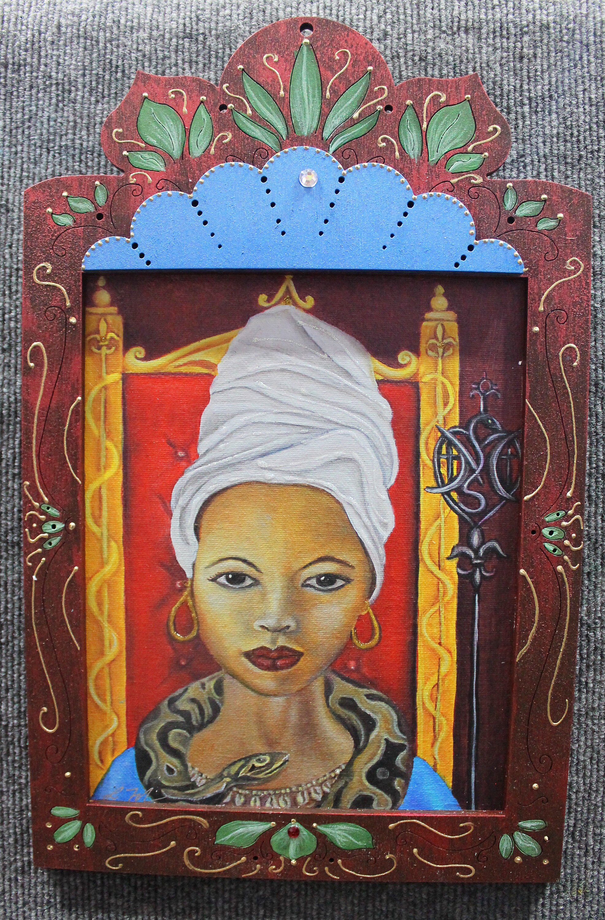 Marie Laveau canvas print Marie Laveau framed art New | Etsy