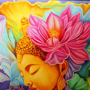 Kuan Yin Canvas Print, Kuan Yin Wall Art, Kuan Yin,goddess of ...