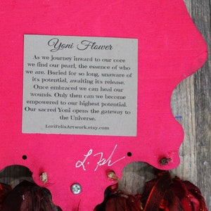 Yoni Art,yoni Painting,vulva Art, Exotic Flower,feminine Wall Art ...