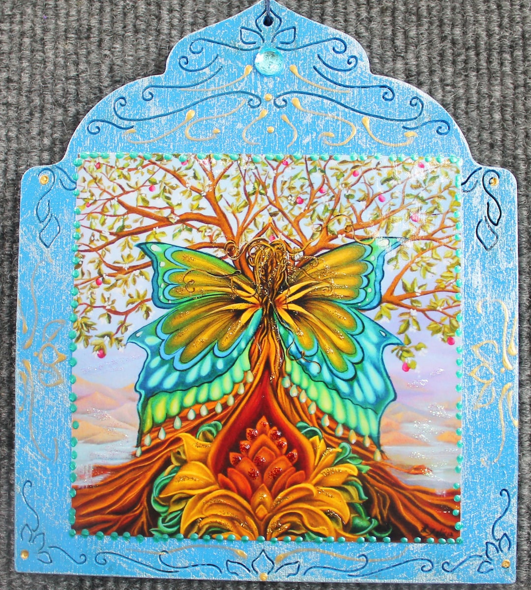Butterfly Goddess,tree of Life,butterfly Wings, Rainbow Butterfly ...