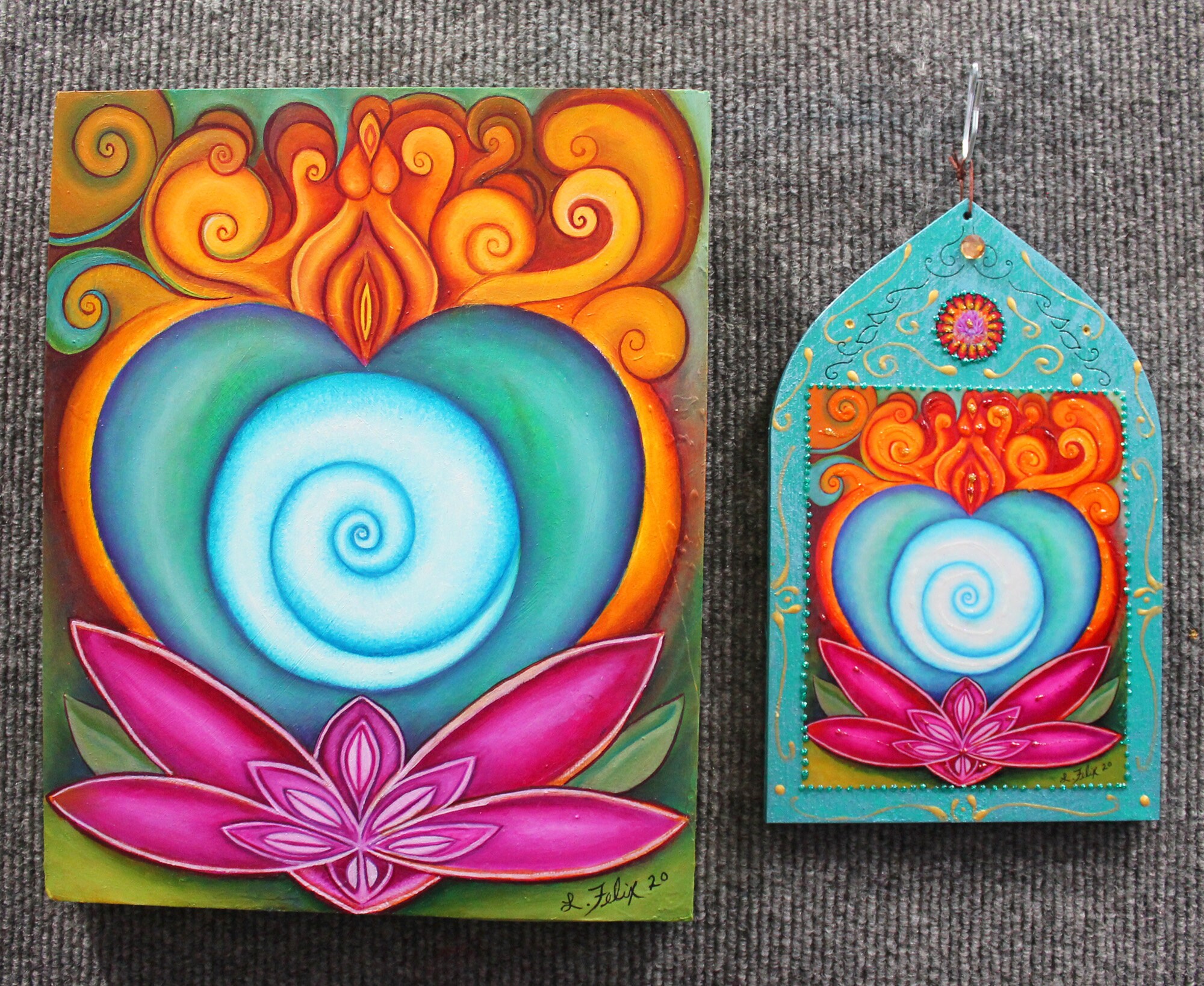 Heart Art Inspirational Spiritual Inspiring Art Healing - Etsy UK