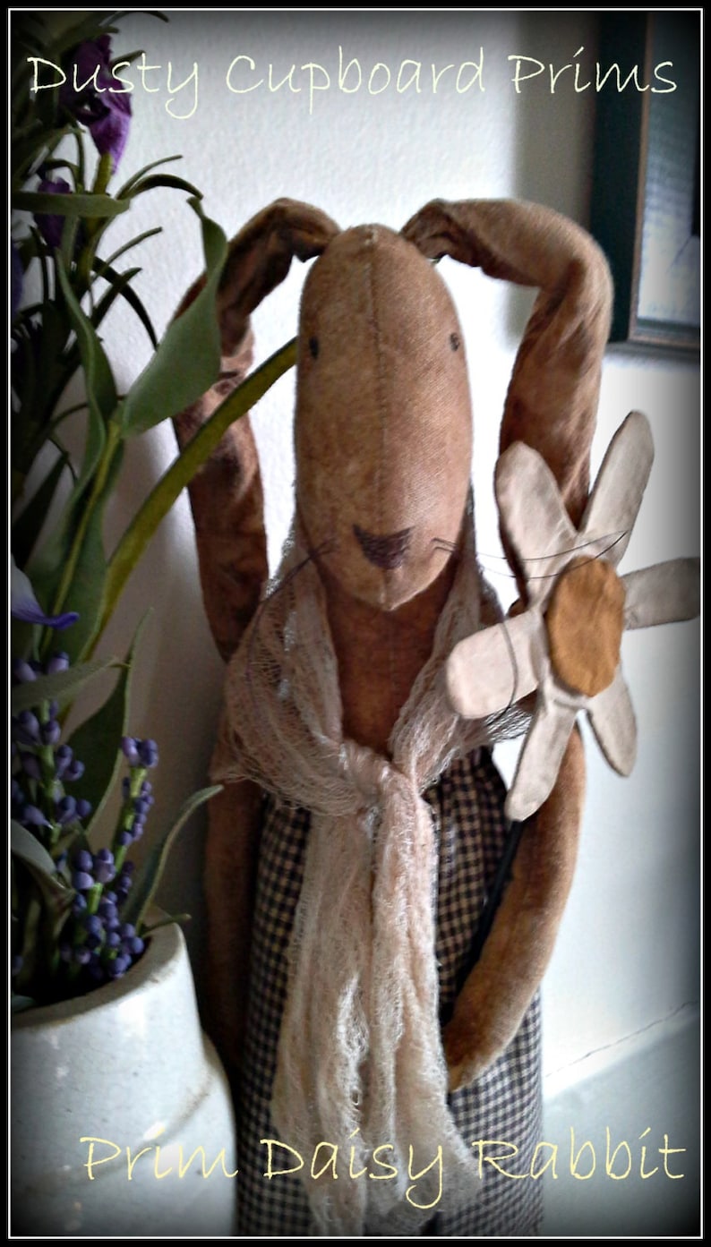 Daisy Prim Rabbit 12 Stump Doll E-pattern - Etsy