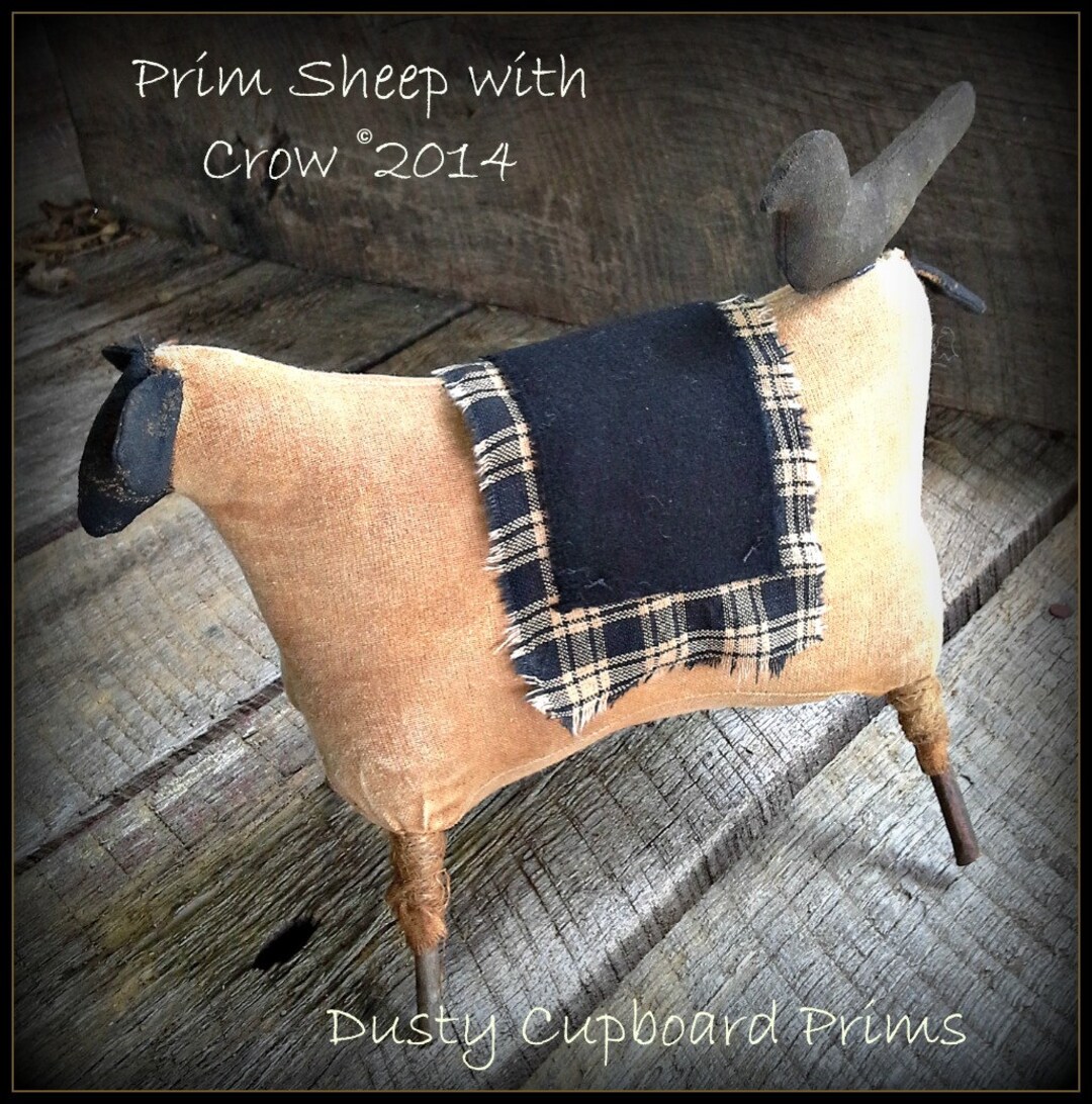 Prim Sheep With Crow E Pattern - Etsy