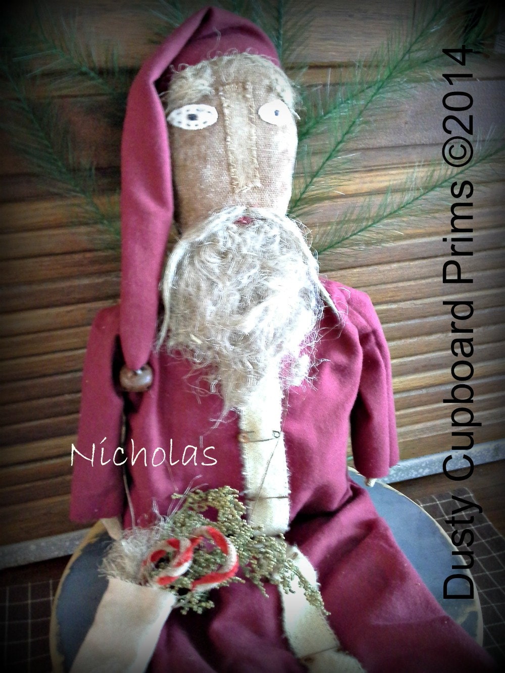 Nicholas ~prim Santa Doll~ St Nicholas ~santa Claus Epattern - Etsy