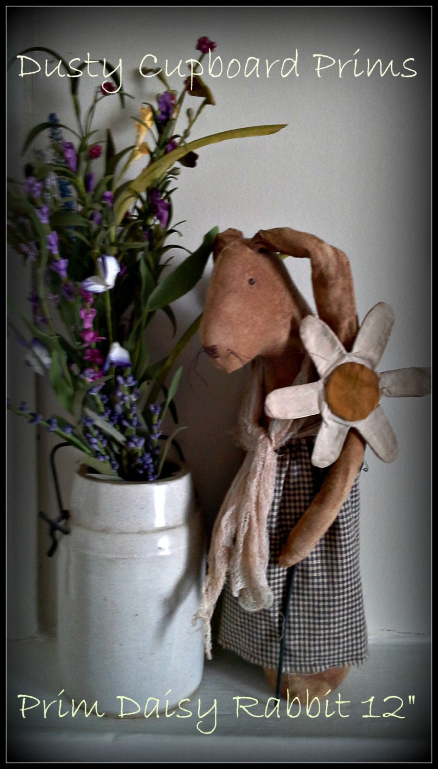 Daisy Prim Rabbit 12" Stump Doll E-pattern - Etsy