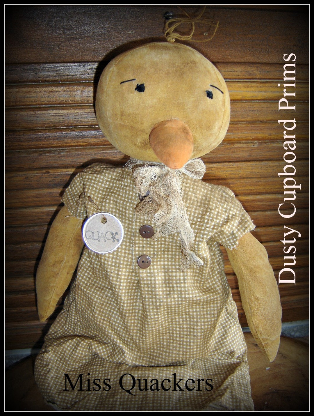 Miss Quackers~ Prim Duck Doll E Pattern - Etsy