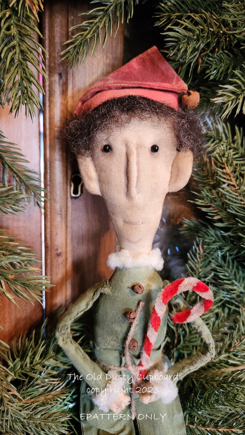 Bernard the Elf Epattern Christmas Elf Doll - Etsy