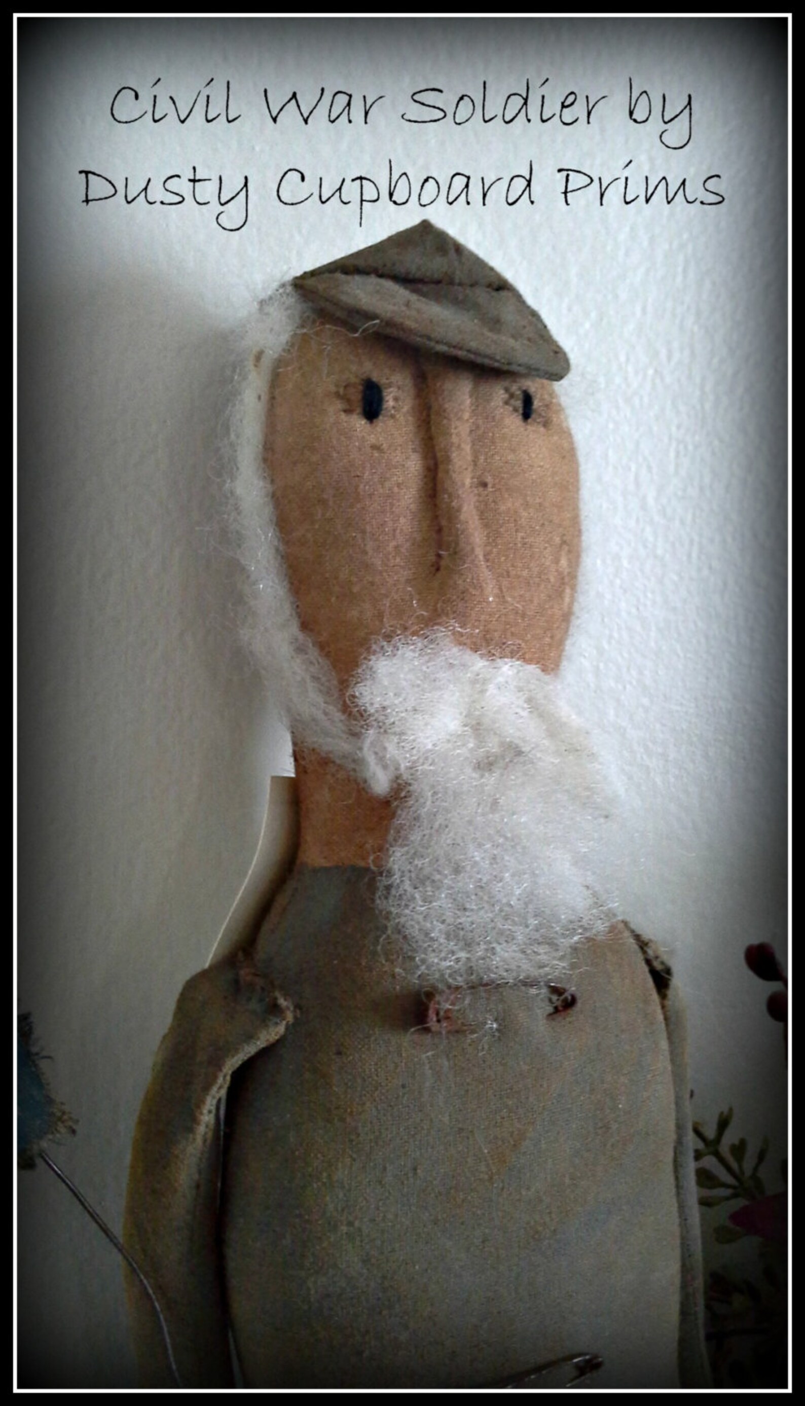 Civil War Soldier Doll 18" Primitive E Pattern - Etsy