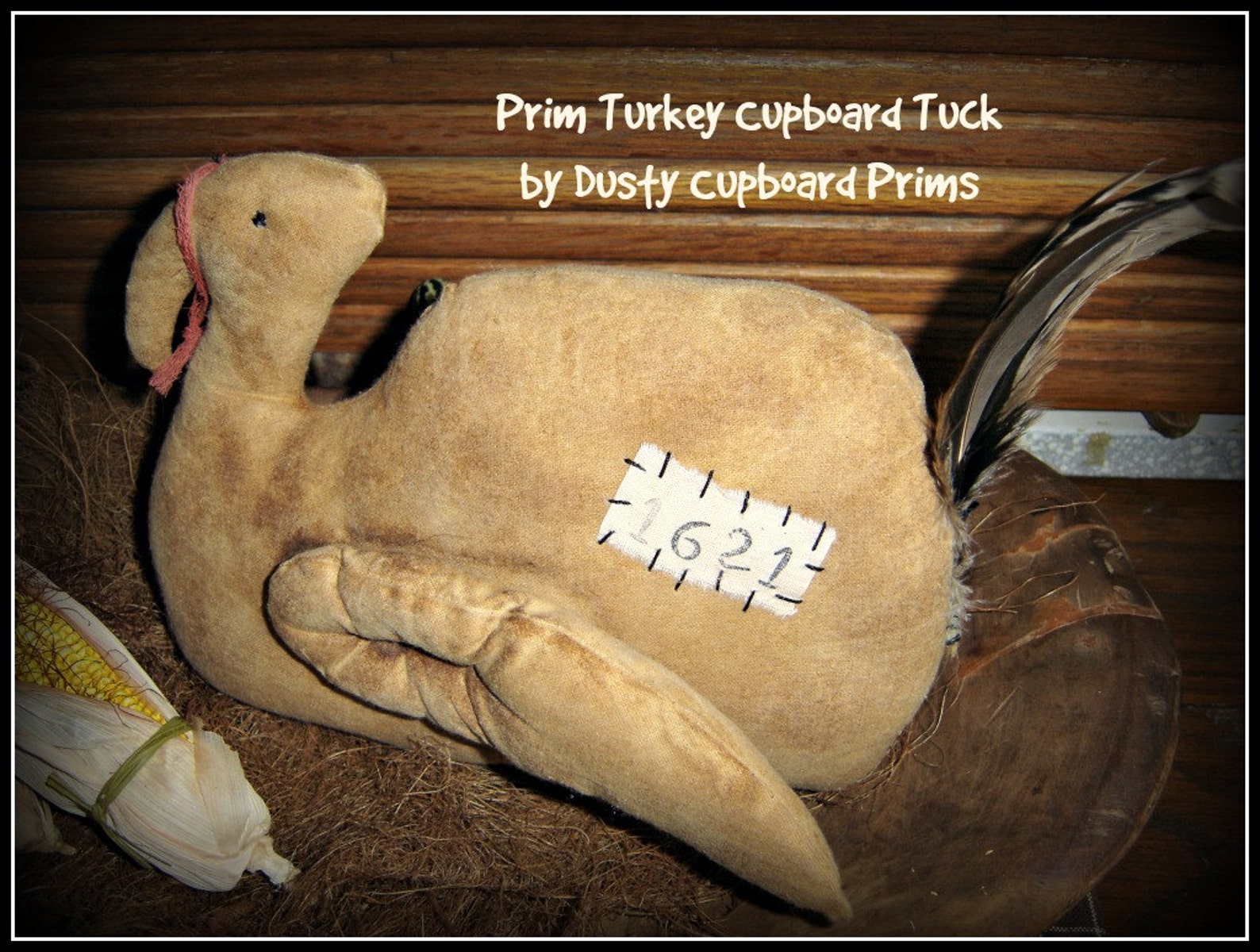 Prim Turkey Cupboard Tuck Autumn Fall Sewing E-pattern - Etsy