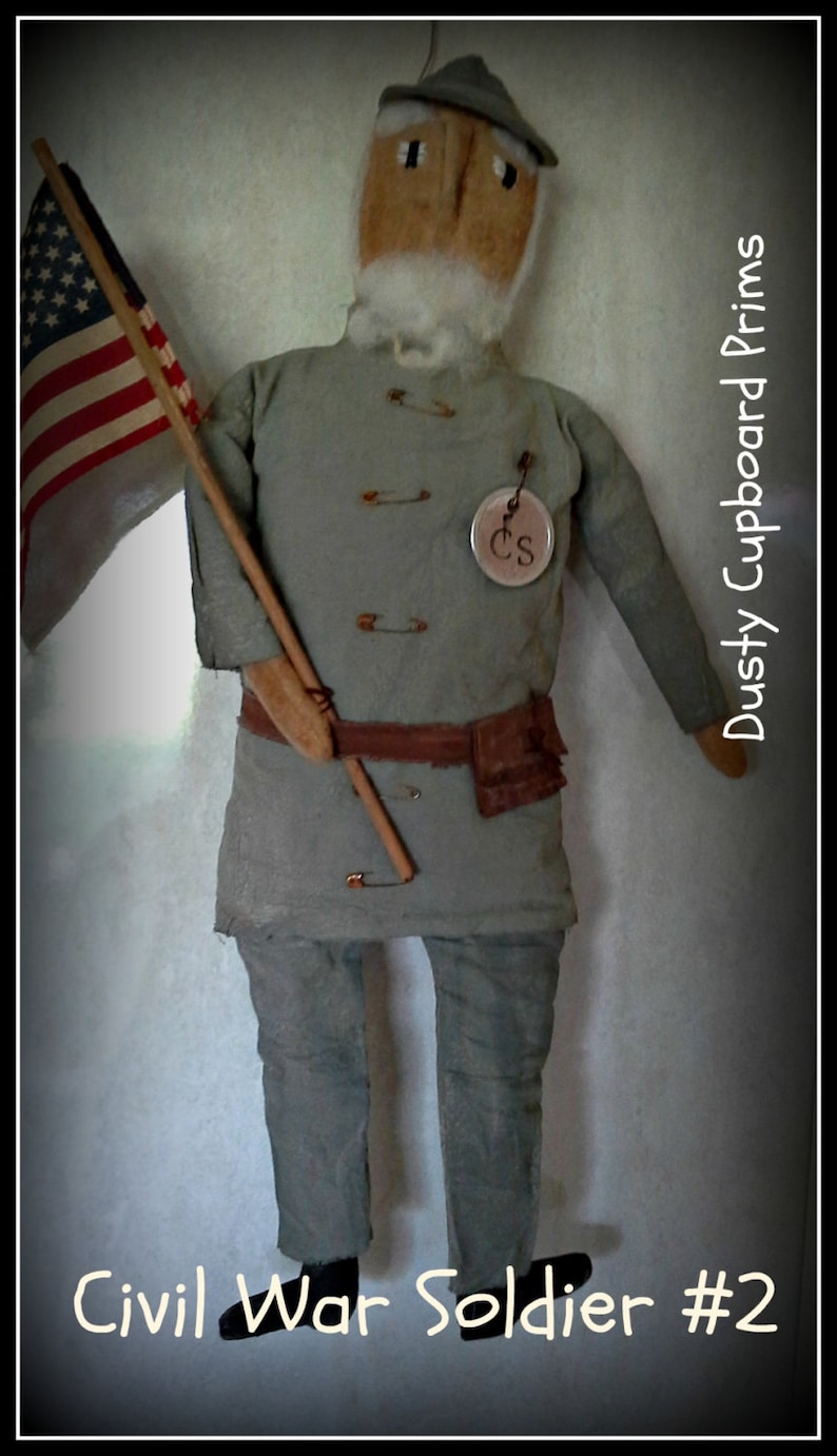 Civil War Soldier #2 Doll 18" Epattern - Etsy