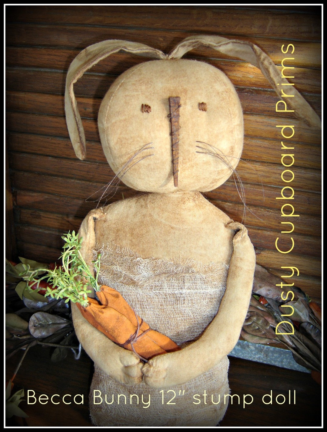 Becca Bunny 12" Stump Doll Epattern - Etsy