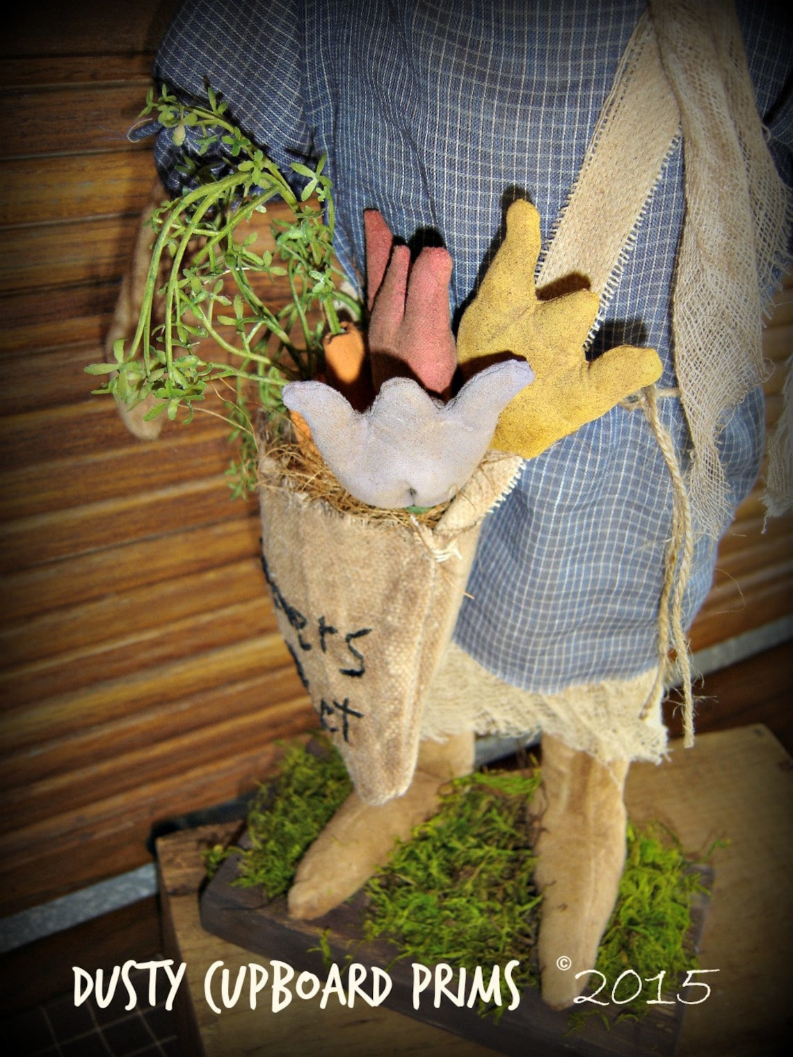 Farmers Market Standing Rabbit 17" Tall Easter~ Spring PDF Epattern - Etsy