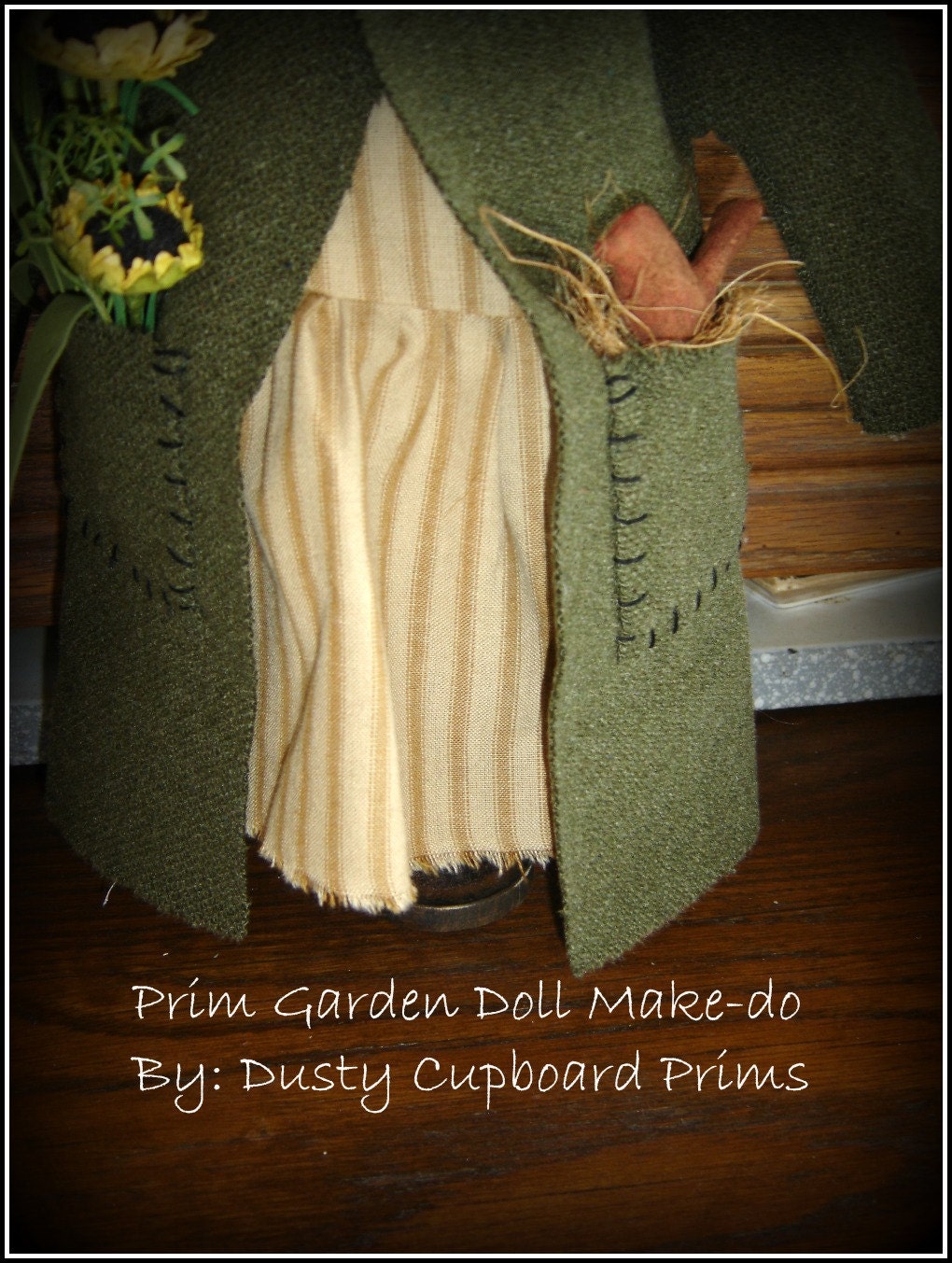 Prim Garden Spring Doll Make-do Epattern - Etsy