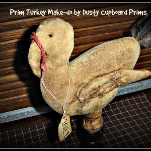 Prim Turkey~thanksgiving ~fall~autumn Make-do E-pattern - Etsy